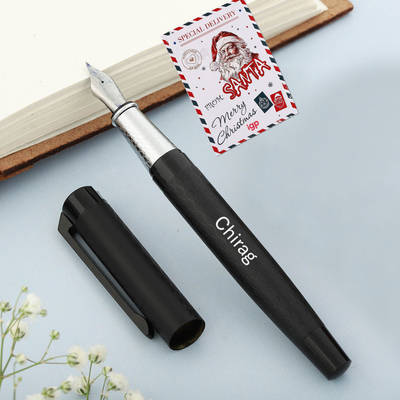 Buy/Send Secret Santa Personalized Fountain Pen Online | IGP | JVS1435805